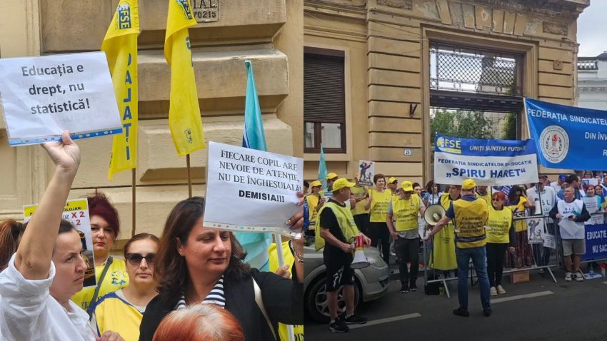 Continuă protestele în Educație. Profesorii cer demisia lui Daniel ...