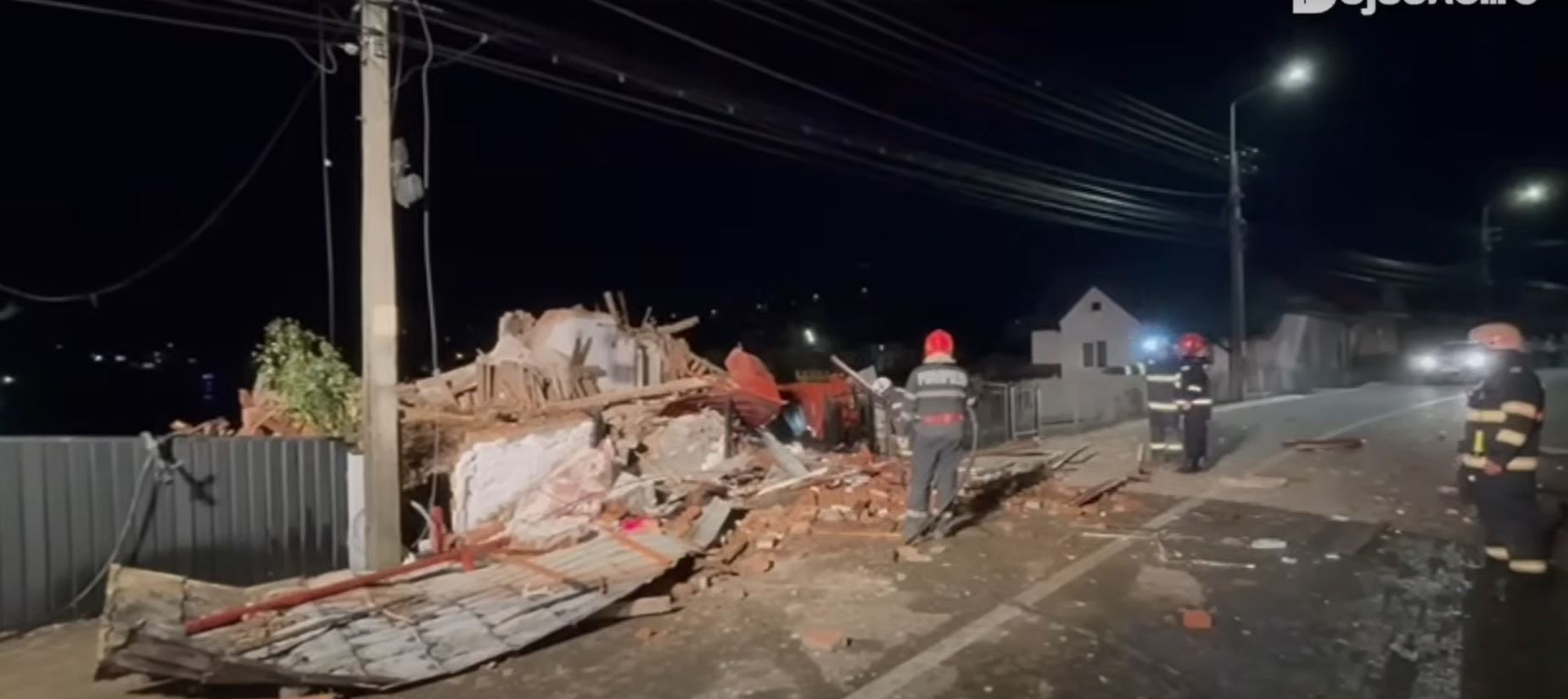 Un bărbat a murit în Dej după o explozie în propria casă: pompierii au ...