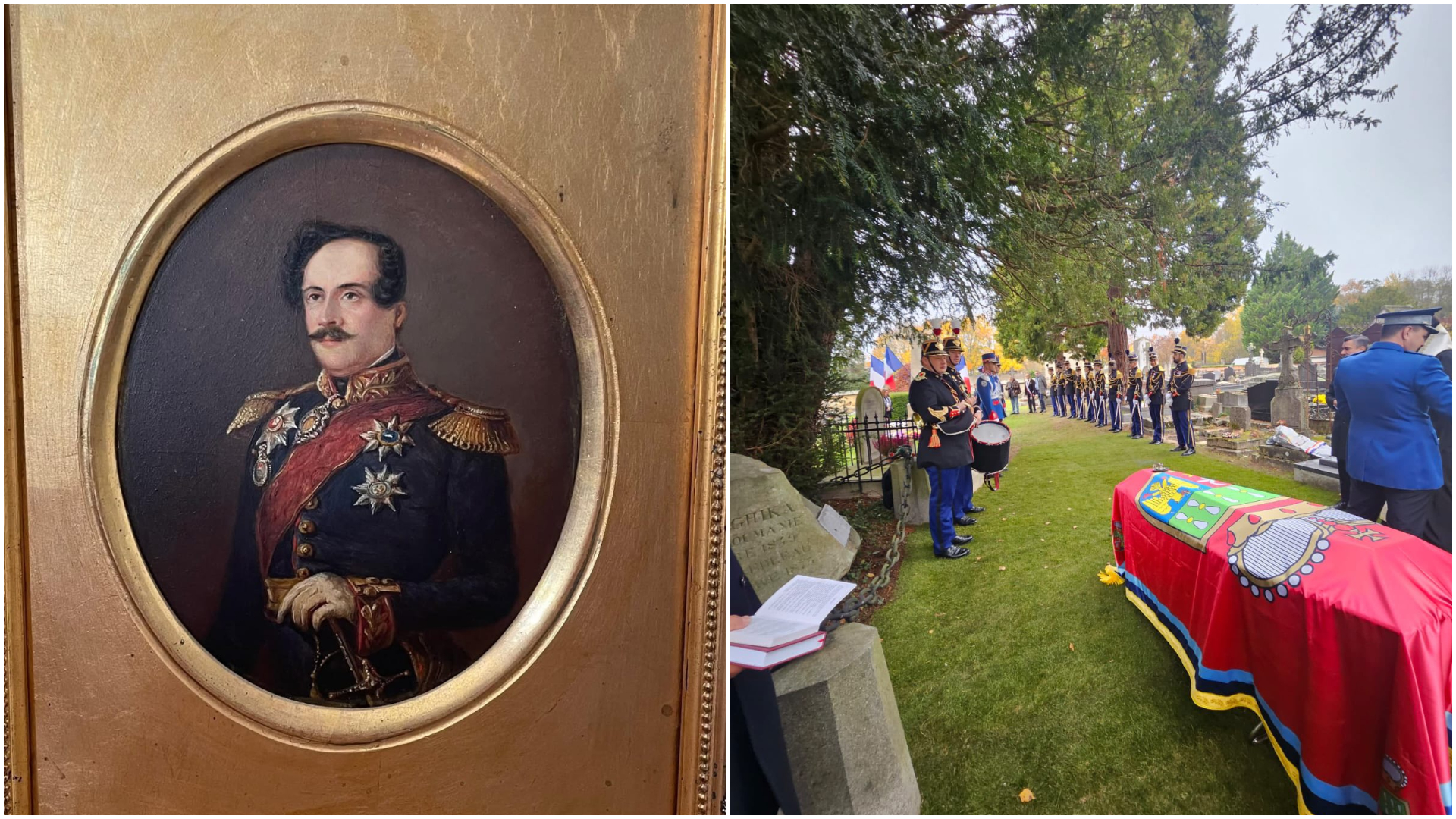 Sicriul ultimului domnitor al Principatului Moldovei, Grigore Alexandru ...